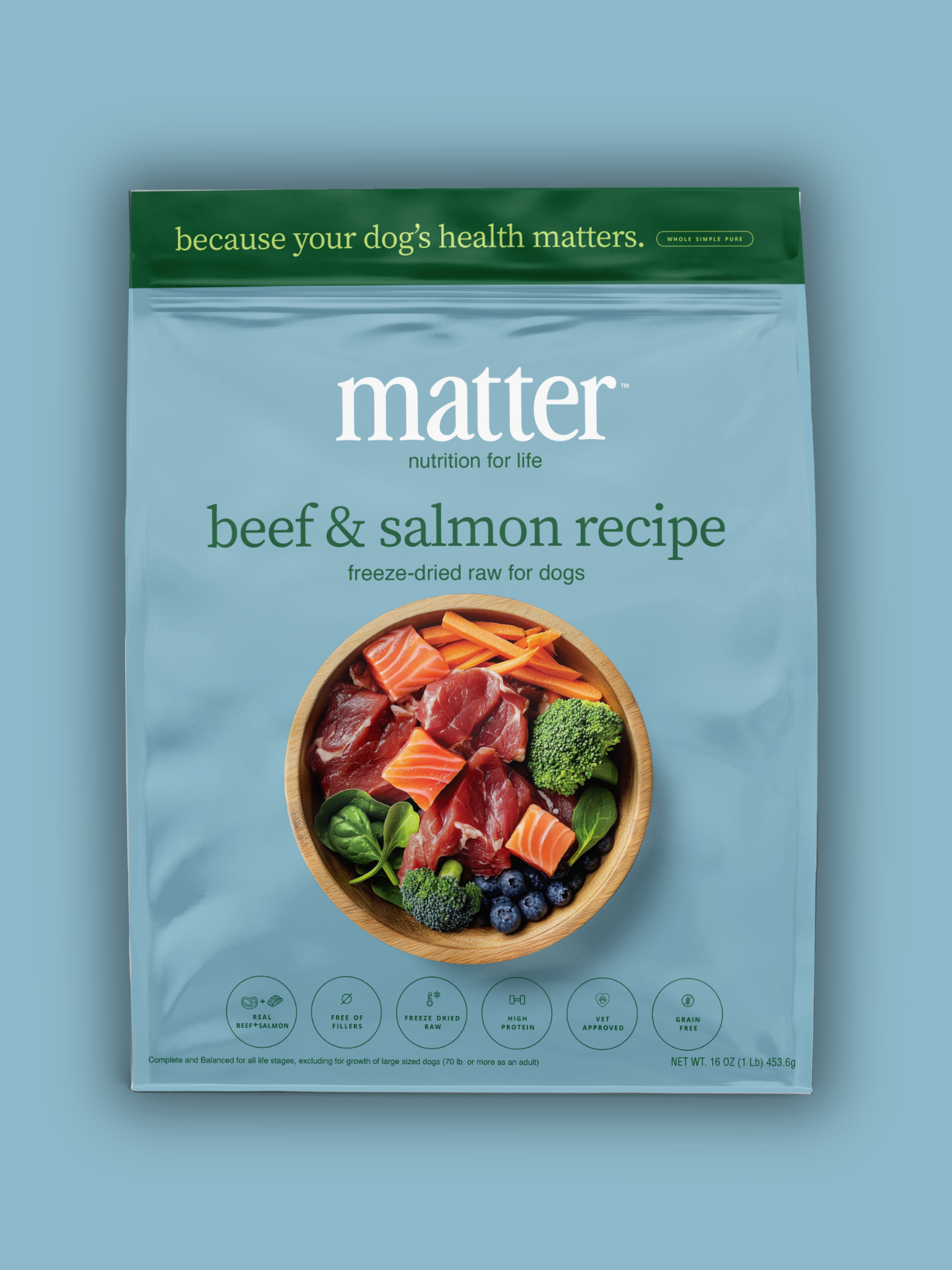 *introducing soon* beef & salmon recipe – Matter